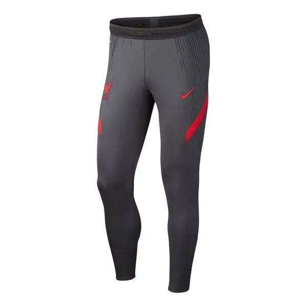 Nike Liverpool 20-21 Vaporknit Strike Pants 'grey - Grey/red