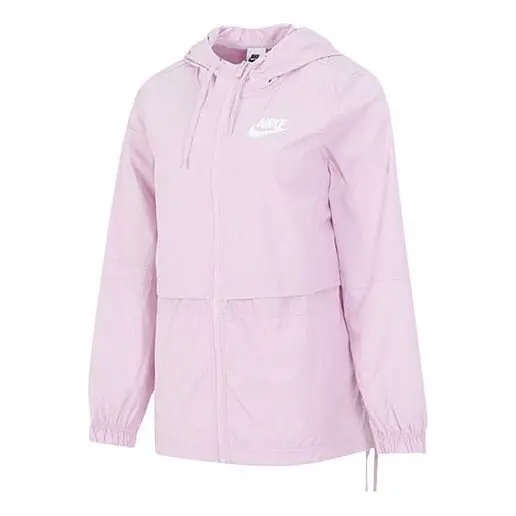 Nike As W Rpl Essntl Wvn Jkt Jacket Regal Pink - Pinkred