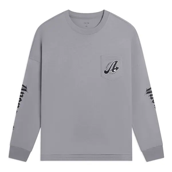 LI-NING X Marvel Graphic Sweatshirt - Grey/black
