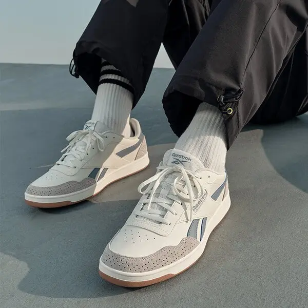 REEBOK Court Advance Sneakers - Beige/grey/blue