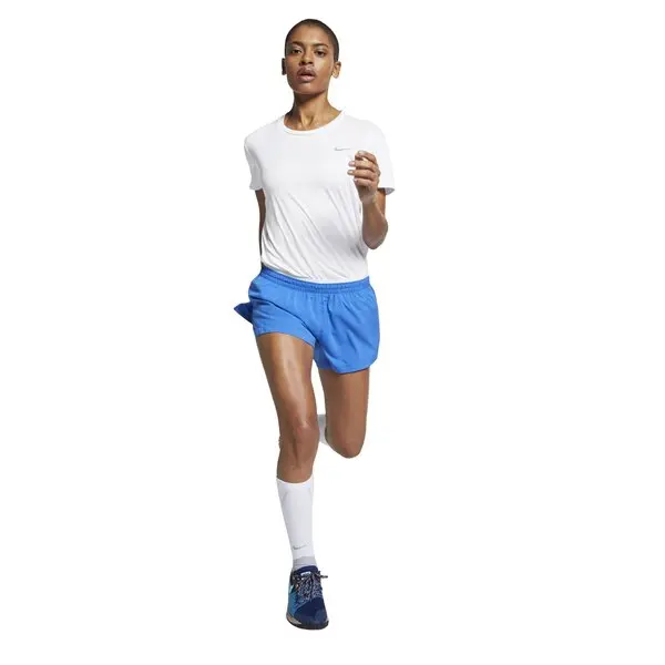 Nike Dri-fit Sports Training Short Sleeve T-shirt - White
