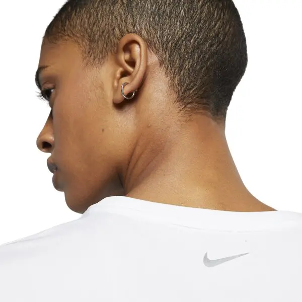 Nike Dri-fit Sports Training Short Sleeve T-shirt - White