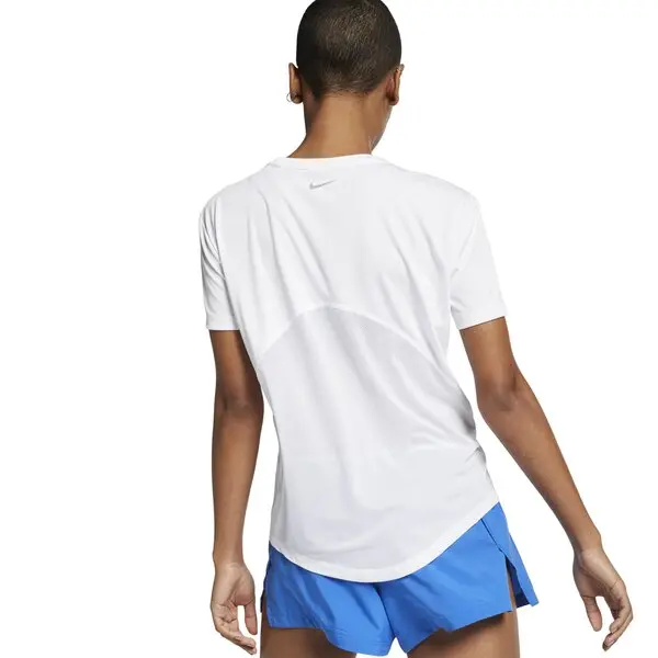 Nike Dri-fit Sports Training Short Sleeve T-shirt - White