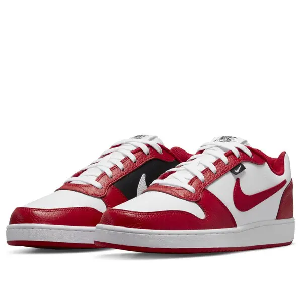 Nike Ebernon Low Premium Sneakers - White/red