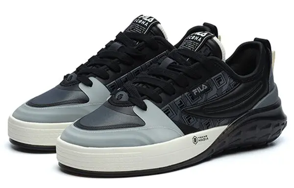 FILA Mixa Lace-up Sneakers - Gray/black