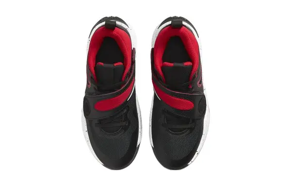Nike Team Hustle D 11 Athletic Sneakers - Black/red