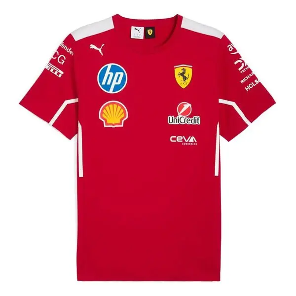 PUMA X Scuderia Ferrari 2025 Team T-shirt - Dark Cherry