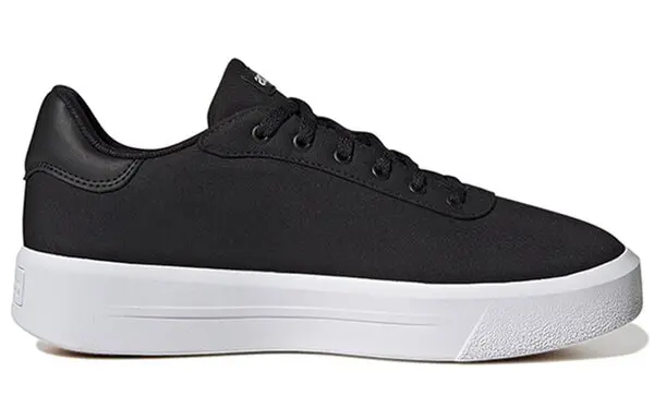Adidas Court Platform Cln Shoes - Core Black/cloud White/core Black