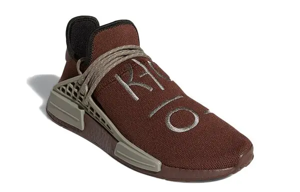 Adidas Pharrell X Nmd Human Race "chocolate - Redbrown
