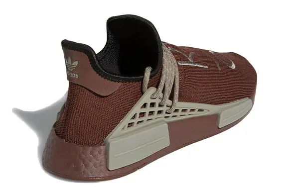 Adidas Pharrell X Nmd Human Race "chocolate - Redbrown