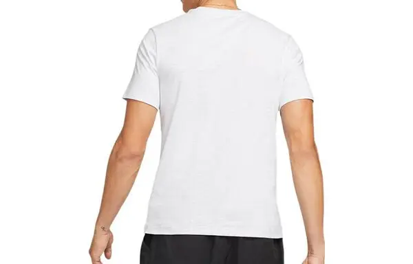 Nike Solid Color Round Neck Pullover Short Sleeve Birch Color T-shirt