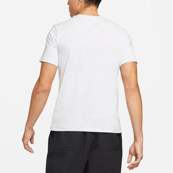 Nike Solid Color Round Neck Pullover Short Sleeve Birch Color T-shirt