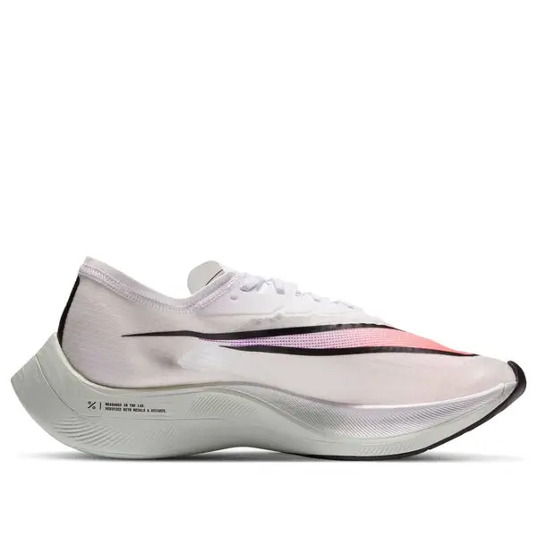 Nike Zoomx Vaporfly Next% "hyper Jade" Athletic Sneakers - White/red