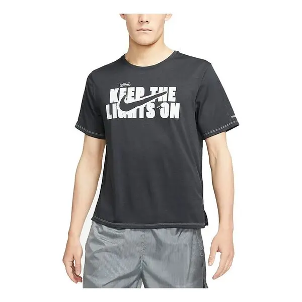 Nike Dri-fit Miler Wild Run Short Sleeve