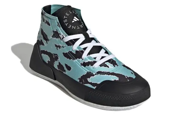 Adidas Stella Mccartney X High Top Graphic Sneakers - Black/blue