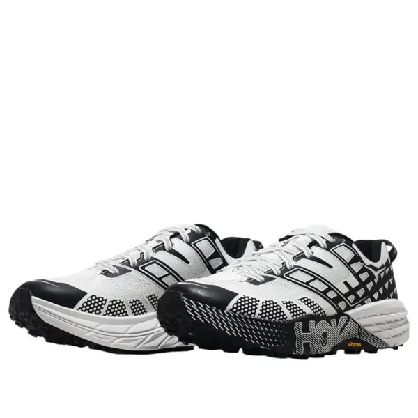 Hoka One One Speedgoat 2 Lace Up Sneakers - Black/frost