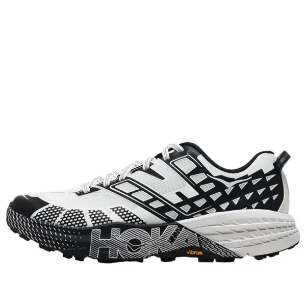 Hoka One One Speedgoat 2 Lace Up Sneakers - Black/frost