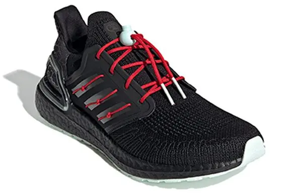 Adidas Ultraboost 20 Athletic Sneakers - Black/red/gray