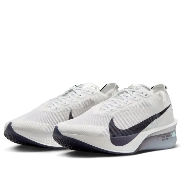 Nike Zoomx Vaporfly 4 Athletic Sneakers - White/gridiron/obsidian Mist