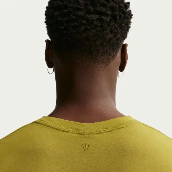 Nike Nocta Fleece Cs T-shirt 'moss Medium Olive - Moss/medium Olive