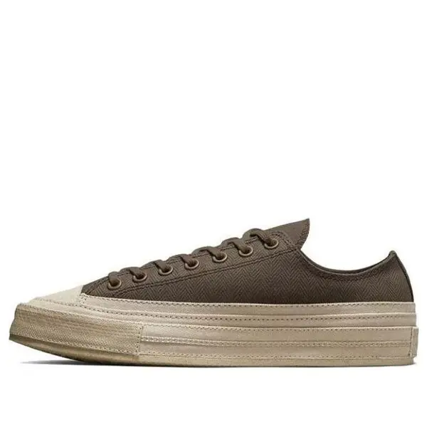 CONVERSE Chuck 70 Ox Herringbone Lace-up Sneakers - Engine Smoke/toad/beach Stone