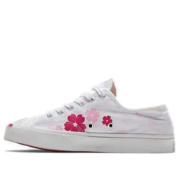 CONVERSE Jack Purcell Floral Print Sneakers - White