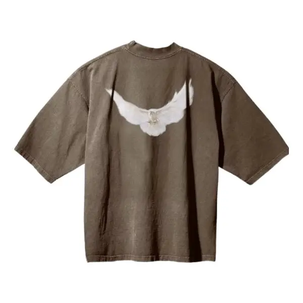 Yeezy Ss22 Dove 3/4 Sleeve T-shirt - Beige