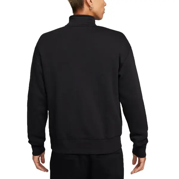 Nike Club Fleece Half Zip Sweatshirt - Black