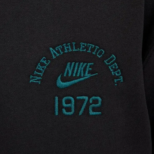 Nike Club Fleece Half Zip Sweatshirt - Black