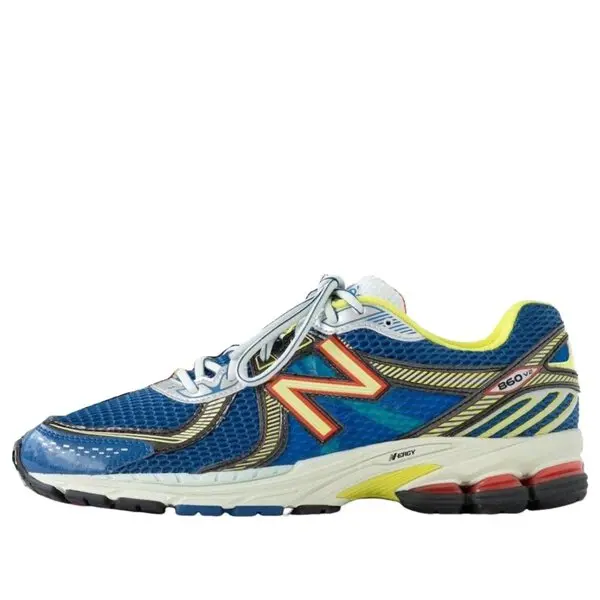 NEW BALANCE X Aimé Leon Dore 860v2 Athletic Sneakers - Blue/yellow