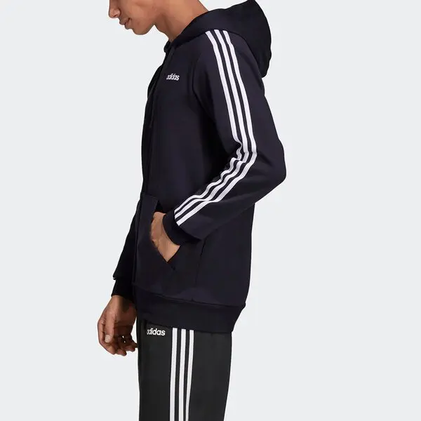 Adidas 3-stripes Full Zip Fleece Hoodie
