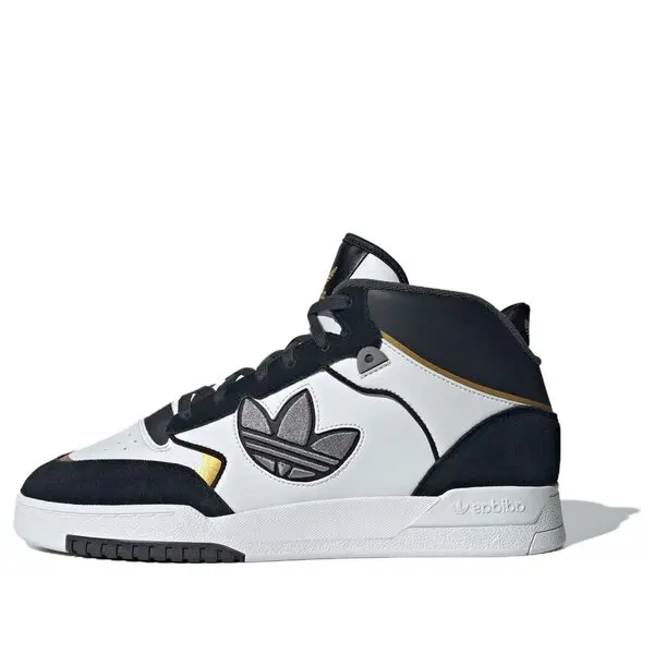 Adidas Drop Step High Top Sneakers - Black/white