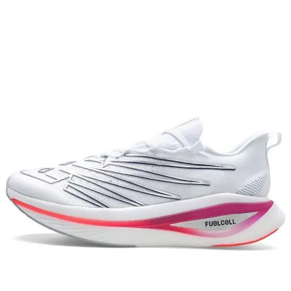 NEW BALANCE Fuelcell Supercomp Elite V3 Athletic Sneakers - White/silver/pink