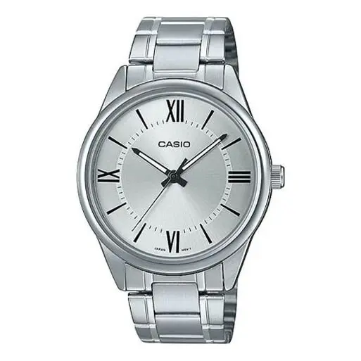 Casio Dress Series Classic Minimalistic Retro Business Watch - Silver