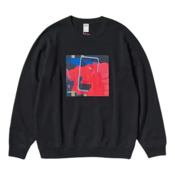 Uniqlo X Kaws X Warhol Graphic Sweatshirt - Black