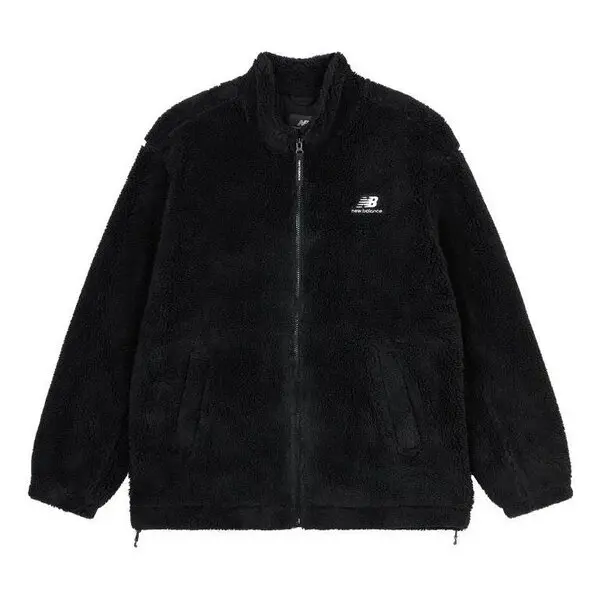 NEW BALANCE Logo Fleece Jacket - Black
