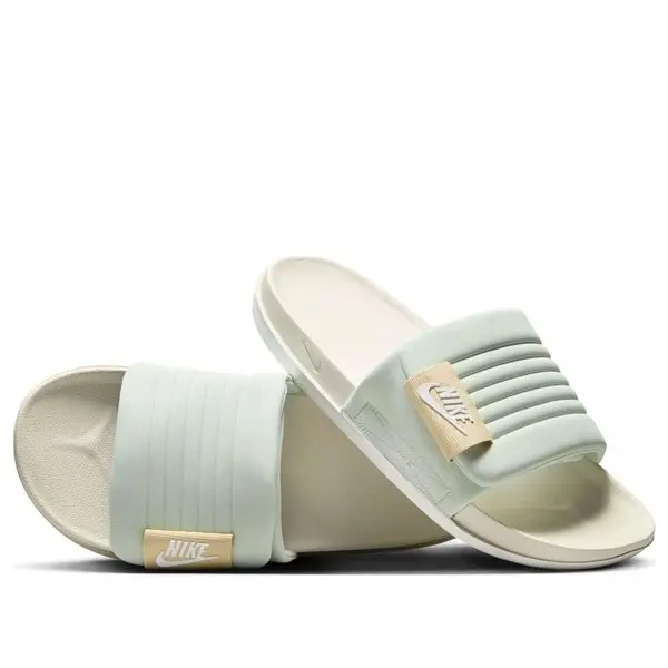 Nike Offcourt Adjust Slide - Lt Silver/sail-team Gold-lt Bone-grey Fog