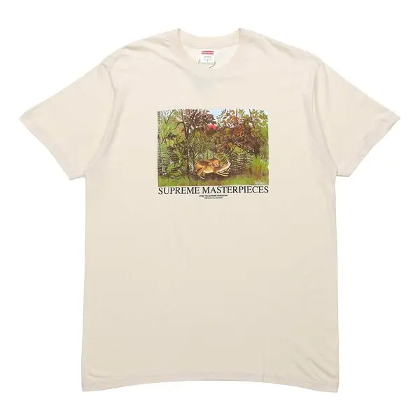 Supreme Ss20 Week 1 Masterpieces Tee - Creamyellow