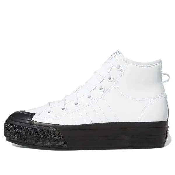Adidas Nizza Rf Platform Mid Sneakers - White/black