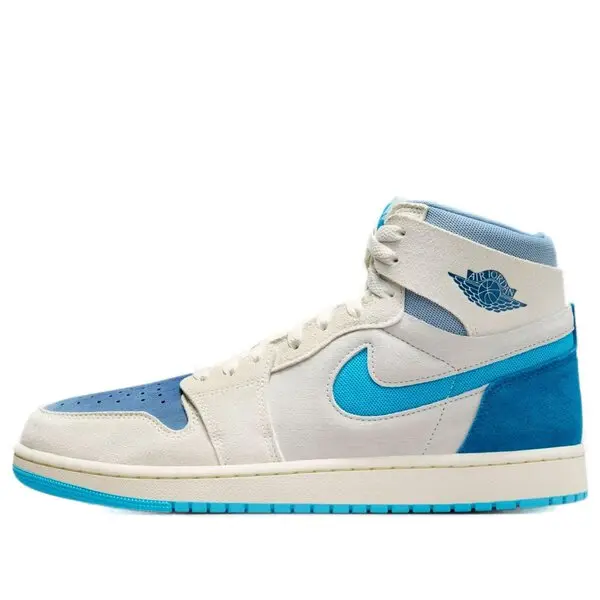 JORDAN 1 Zoom Cmft 2 High Top Sneakers - Blue/white