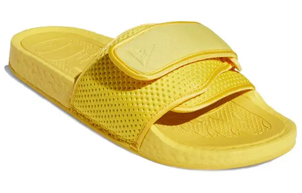 Adidas Pharrell X Chancletas Hu Slides - Yellow