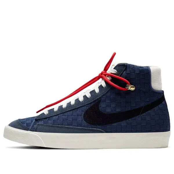 Nike Blazer Mid '77 Vintage 'sashiko' High Top Sneakers - Blue