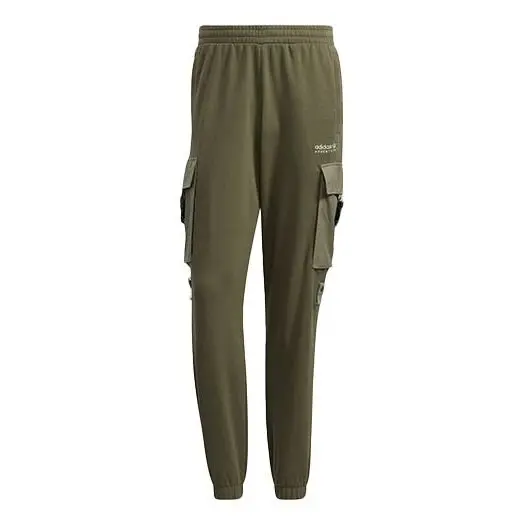 Adidas Originals Adv Sweatpant 1 Cargo Big Pocket Bundle Feet Sports Pants/trousers/joggers Green - Default Color