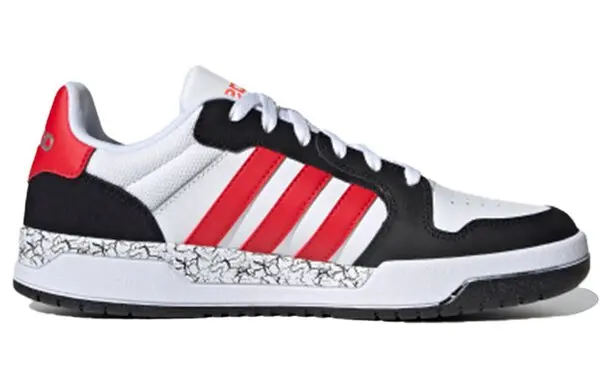 Adidas Entrap Low Top Sneakers - White/black/red