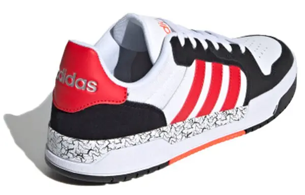 Adidas Entrap Low Top Sneakers - White/black/red