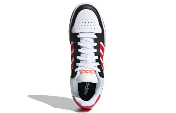 Adidas Entrap Low Top Sneakers - White/black/red