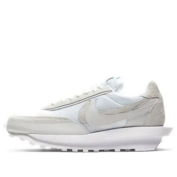 Nike X Sacai Ldwaffle Nylon Sneakers - White