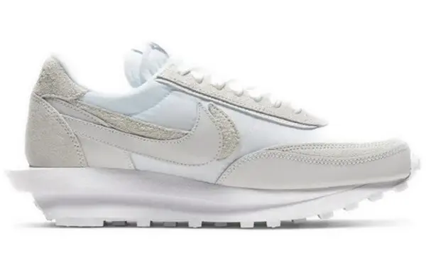 Nike X Sacai Ldwaffle Nylon Sneakers - White