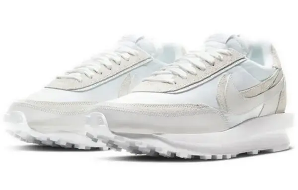 Nike X Sacai Ldwaffle Nylon Sneakers - White