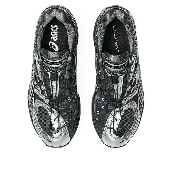 Asics X Unaffected Gel-nimbus .1 "silver Black" Sneakers - Silver/black